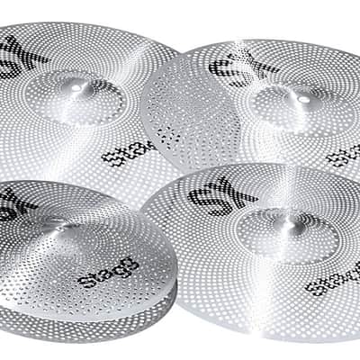 Stagg SXM SET Low Volume Cymbal Set 16" Crash,18" Crash, 20" | Reverb