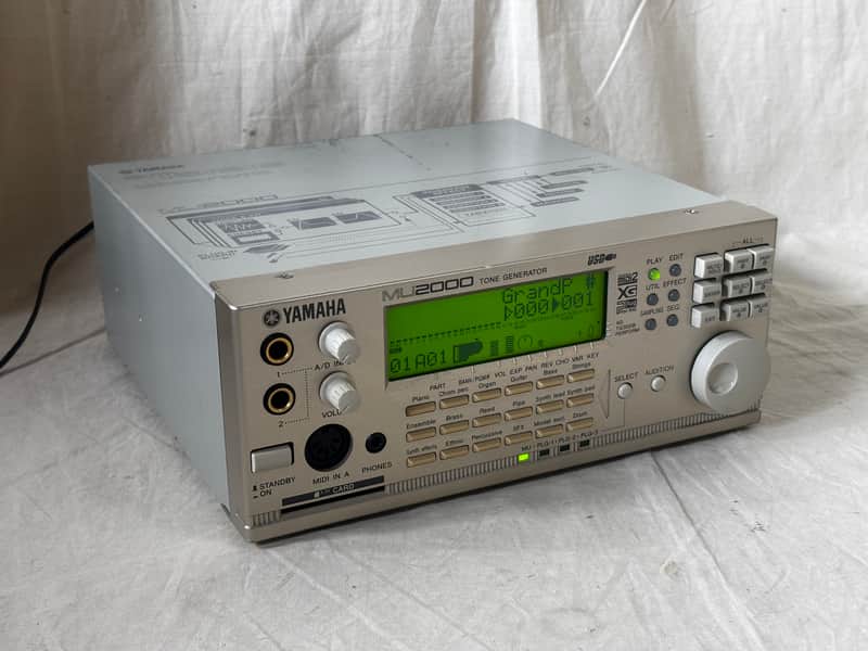 Yamaha MU2000 tone generator GM XG GM2 New battery!! | Reverb