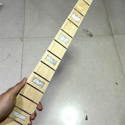 21 fret Maple J BASS guitar neck part Maple Fretboard Block | Reverb