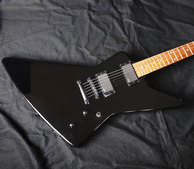 Epiphone 1984 Explorer Black – EMG Pickups, Rare | Reverb