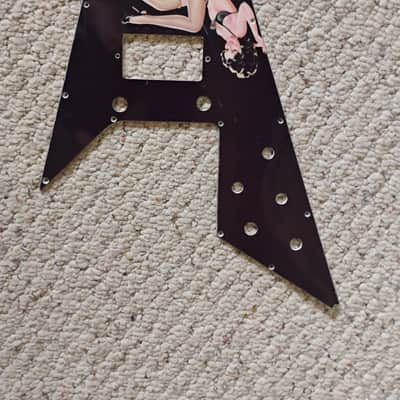 Gibson Flying V aftermarket Pin-up Girl Pickguard luthier | Reverb
