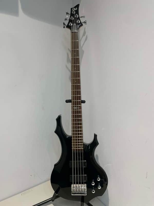 Bass 5 strings ESP LTD F-105 - Black | Reverb