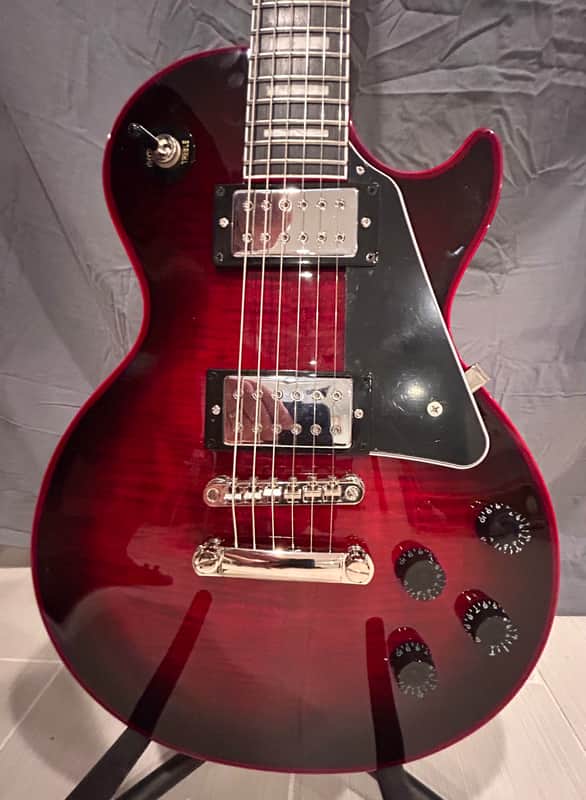 Epiphone Les Paul Custom Widow 2025 - Red Burst | Reverb