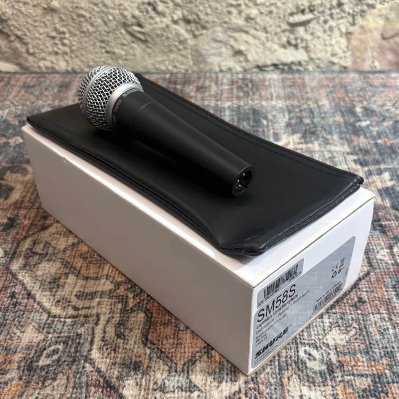 Shure SM58 Handheld Cardioid Dynamic Microphone w/ Box & | Reverb