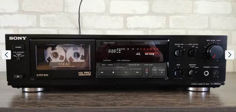 SONY TC-K 600ES Rare Vintage Serviced Cassette Deck 1988 | Reverb
