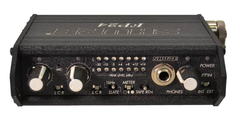 Shure FP24 Microphone Mixer w/ Shure A15AS Switchable | Reverb