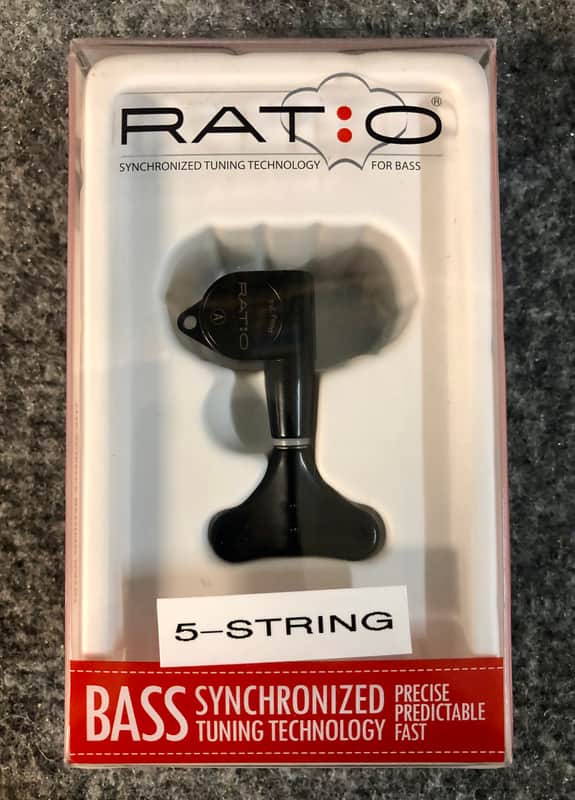 Graph Tech Ratio PRB-5320-B0 5 String Bass Tuner Set | Reverb