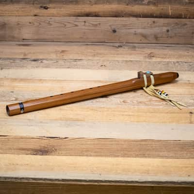 Hawk Native American Style Decorated Backpacker Flute White | Reverb