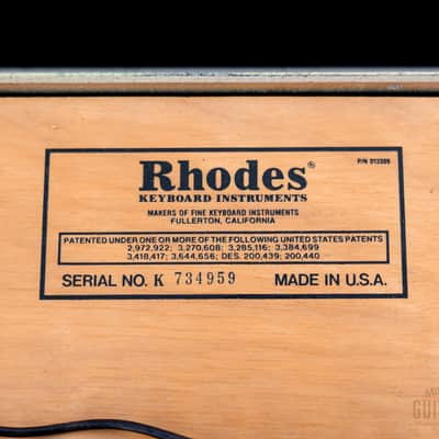 1978 Rhodes Suitcase 73 Stage Conversion w/ Cheek Block | Reverb UK