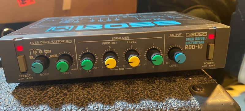 BOSS ROD-10 RACK TYPE OVERDRIVE, DISTORTION AND FUZZ EFFECTS | Reverb