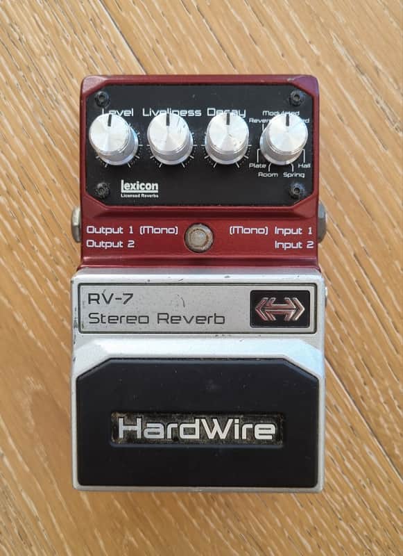 DigiTech Hardwire RV-7 Stereo Reverb | Reverb