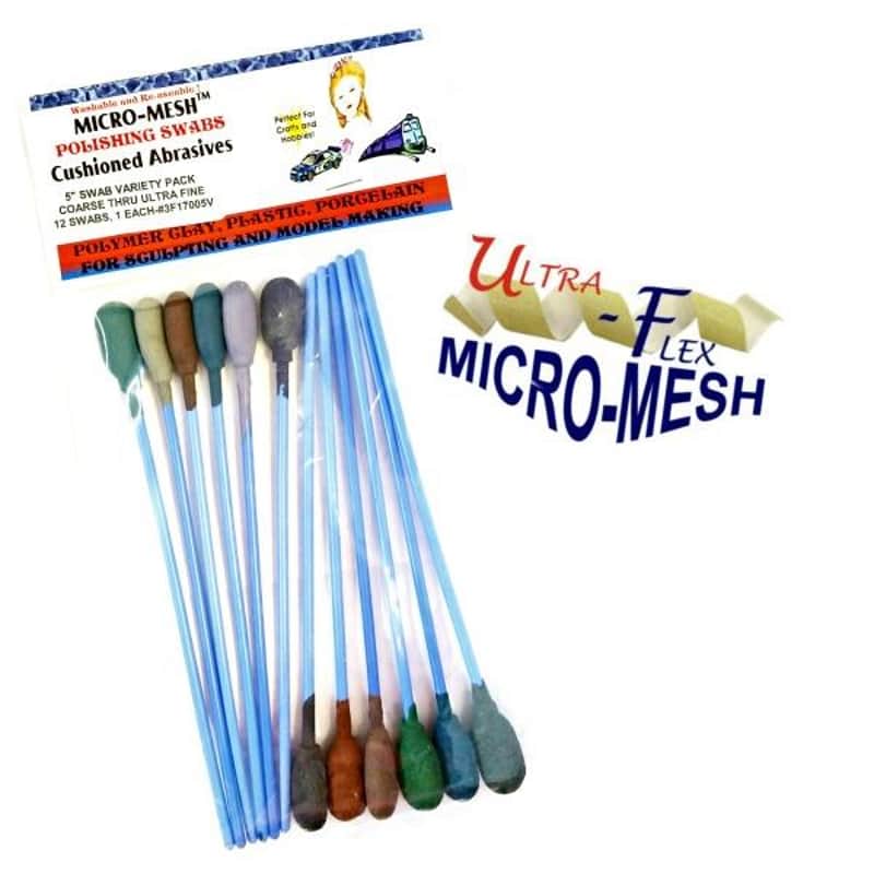 Micro-Mesh Cushioned Abrasive Polishing Swabs - 76.2mm (Set | Reverb