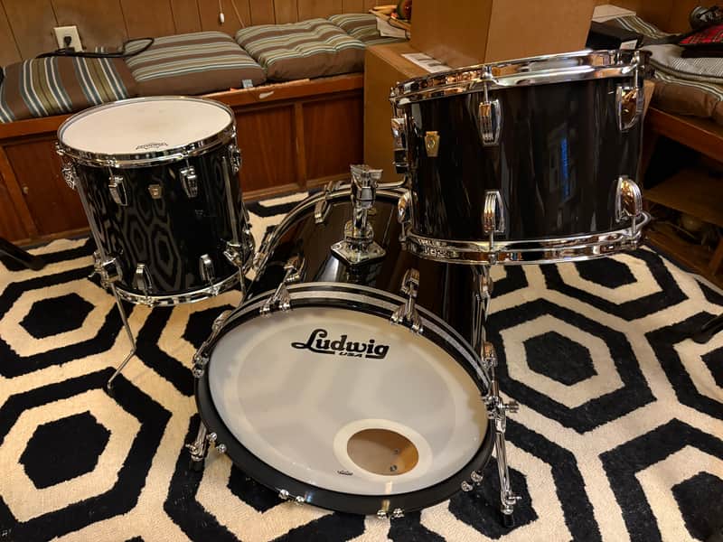 Ludwig Classic Maple: 20/12/14 - Black Sable-MINT | Reverb