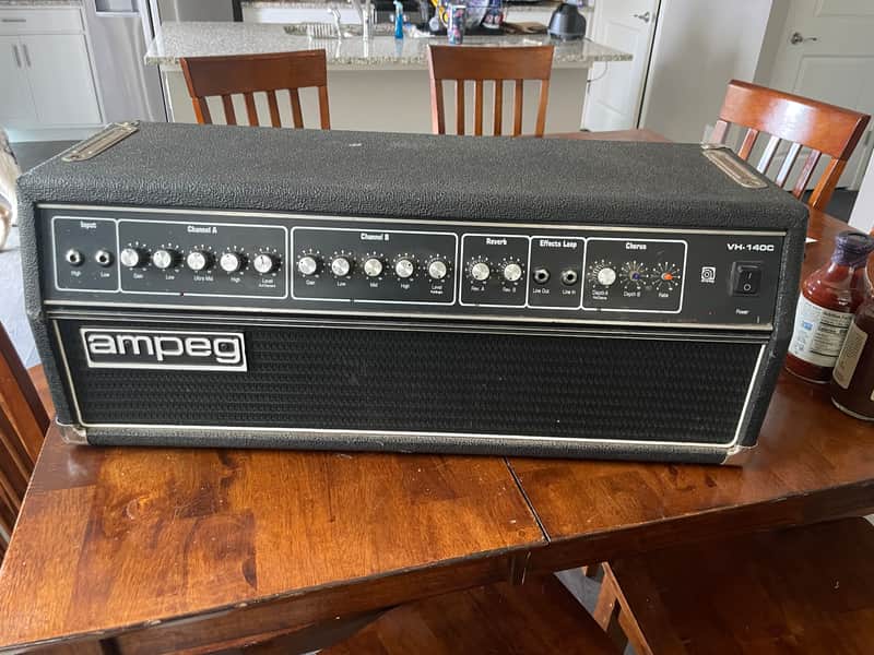 Ampeg Vh-140c Guitar Amp Head | Reverb