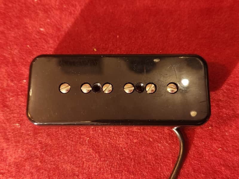 Lindy Fralin P90 Bridge Pickup Black | Reverb