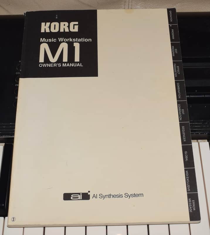 Korg M1 Owner's Manual | Reverb UK
