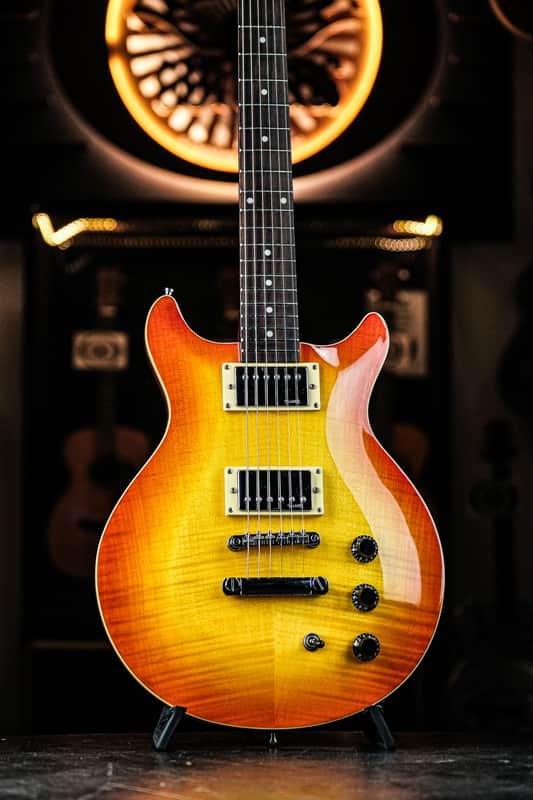 2000s Hamer SATF-HB Flametop honey burst | Reverb