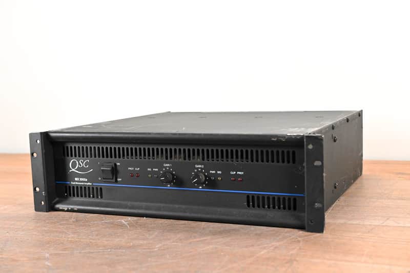 QSC MX 3000a 2-Channel Power Amplifier CG01A9E | Reverb Canada