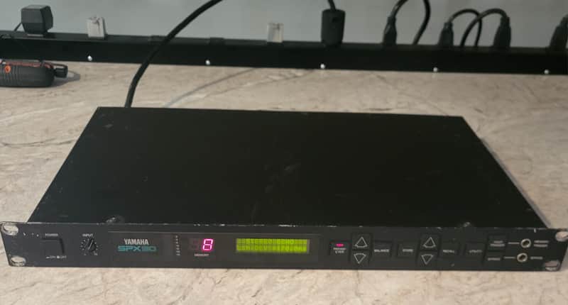 Yamaha SPX90 Digital Sound Processor 1980s - Black | Reverb
