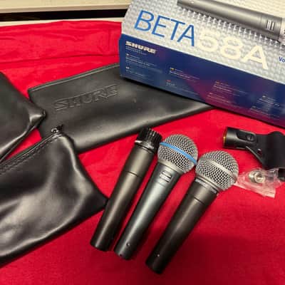 3 Shure Microphones - BETA 58, SM58, SM57 | Reverb