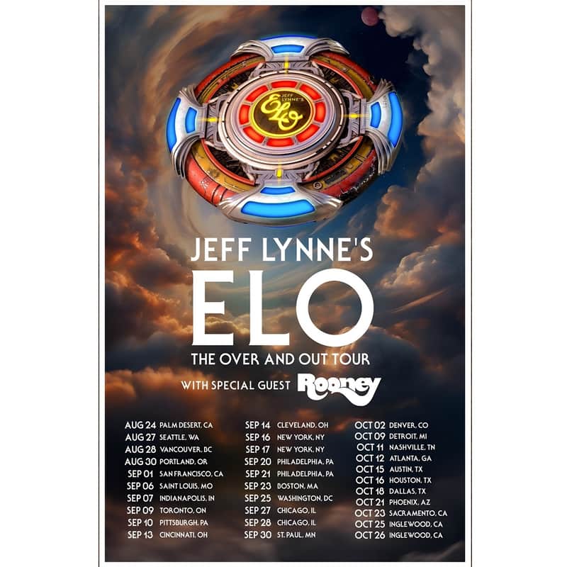 JEFF LYNNE'S ELO The Over And Out Tour 2024 Ltd Ed New RARE | Reverb