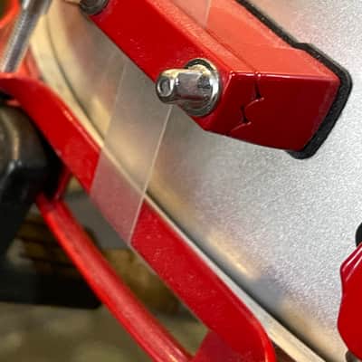 Mapex Mydentity 10 lug snare Red Silver 14x6 | Reverb