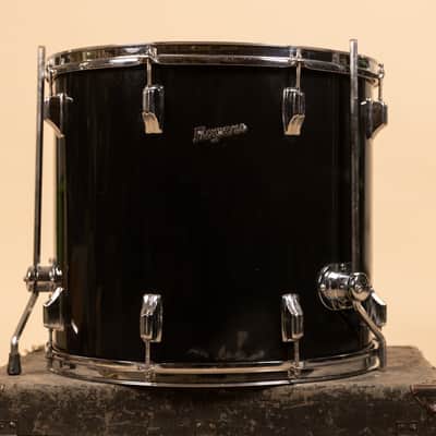 1970s Rogers 16x18 Jet Black Pearl Floor Tom | Reverb Canada