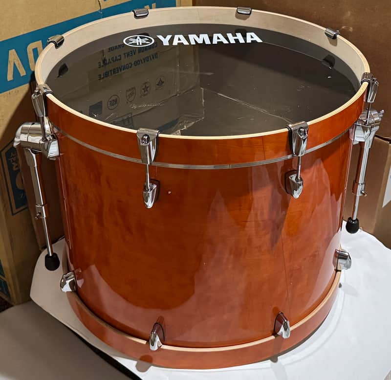 Yamaha Stage Custom Birch 22x17 Bass Drum Honey Amber | Reverb