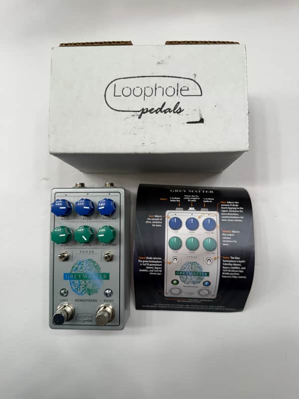 Loophole Pedals Grey Matter Dual Overdrive Handwired Guitar | Reverb