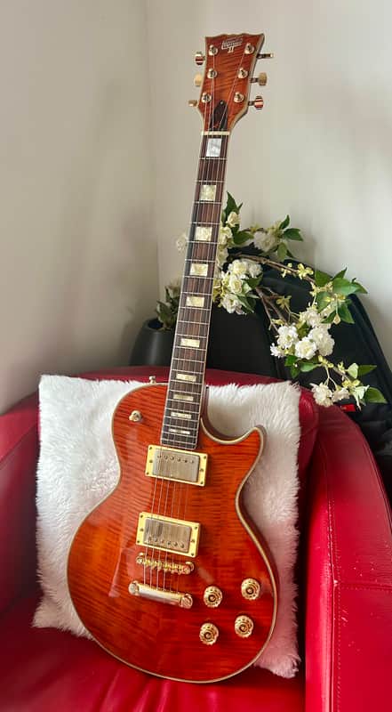 Hondo H-745 Deluxe Serie - 1980 - Flamed walnut | Reverb