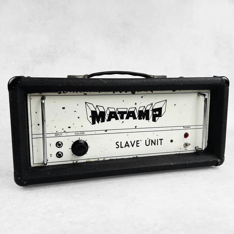 Matamp Slave Unit OR SL100 Amplifier Head 1970s - Black | Reverb