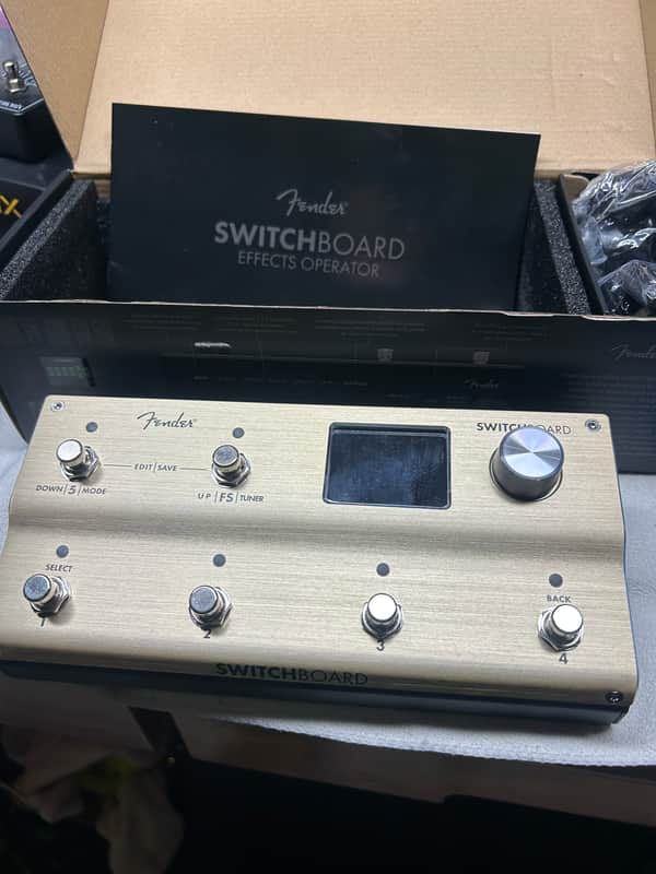Fender Switchboard Effects Operator 2024 - Present - Gold | Reverb