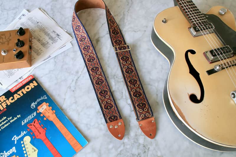 Vintage 70s 'Mandala' Hippie Guitar Strap Replica | Reverb