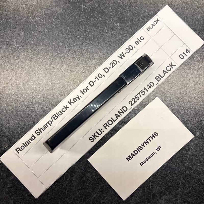 ORIGINAL Roland Replacement SHARP/BLACK Key, Unweighted | Reverb