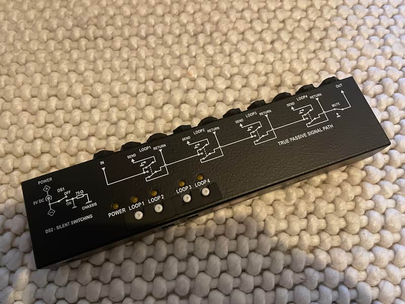 G-Lab MIDI 4 Loop Switcher 2016 Black (metal) | Reverb UK