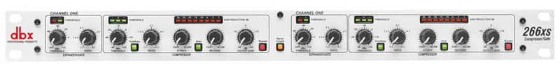 dbx 266xs Classic 2 Channel Compressor / Gate | Reverb