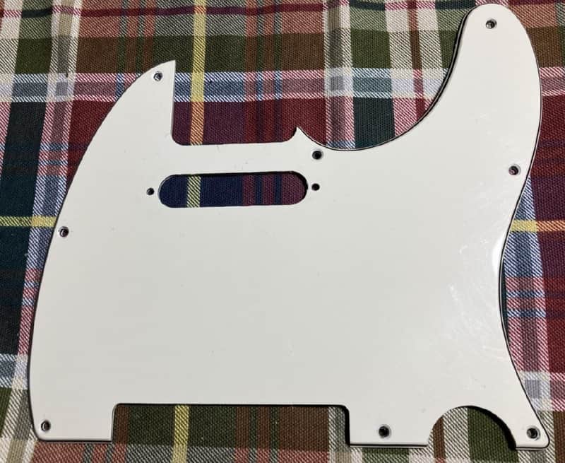White 3-Ply Genuine Squier Telecaster Electric Guitar | Reverb