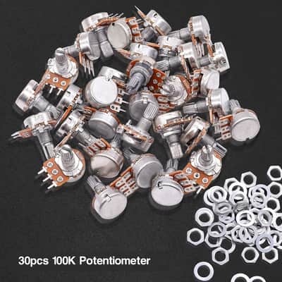 30pcs 100K Potentiometer Variable Resistors 3 Terminals | Reverb