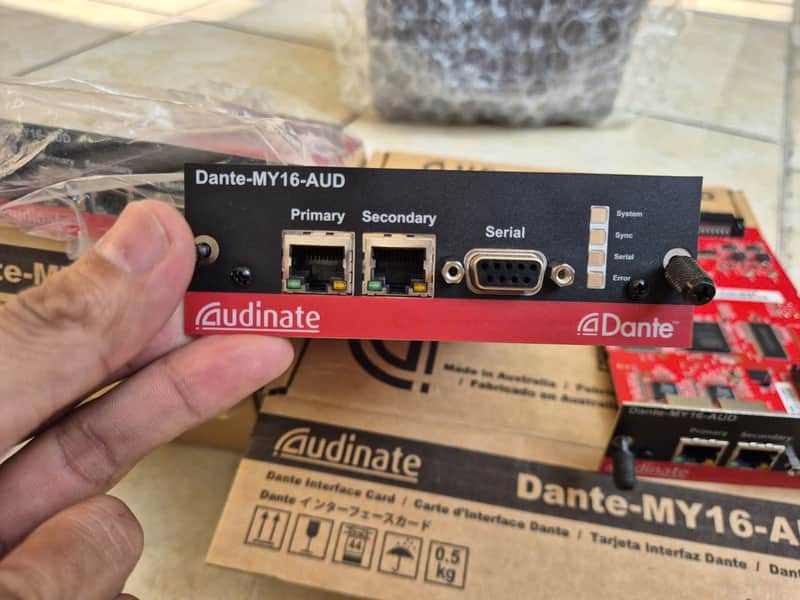 AUDINATE Dante-MY16-AUD – Dante Interface Card, worldwide | Reverb UK