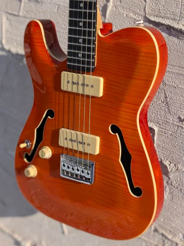 Left handed, lefty, LH style Thinline Telecaster from | Reverb