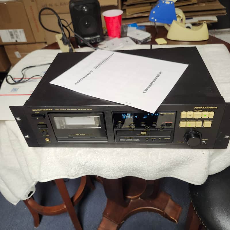 Rebuilt Marantz PMD350 Professional Combination CD Player & | Reverb