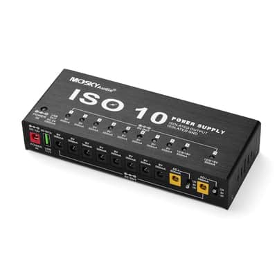 Mosky ISO 10 Isolated Output Guitar Bass Effect Pedal Power | Reverb