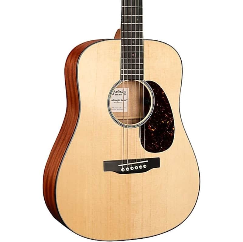 Martin D Jr E Dreadnought Junior with Bag - Natural | Reverb