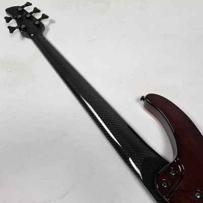 KLOS Apollo V Custom 5-String Bass Blue Flame w/ Blackouts | Reverb
