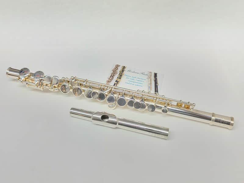 *RARE* Emerson G Treble Flute w/ Sterling Headjoint & Plated | Reverb