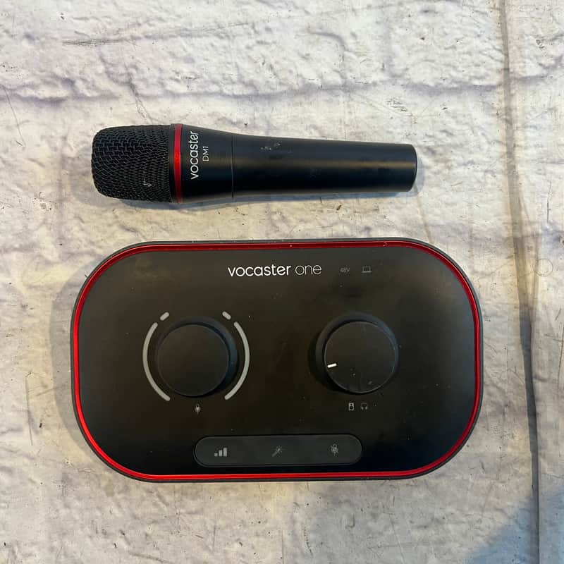 Focusrite Vocaster One with Microphone Audio Interface | Reverb