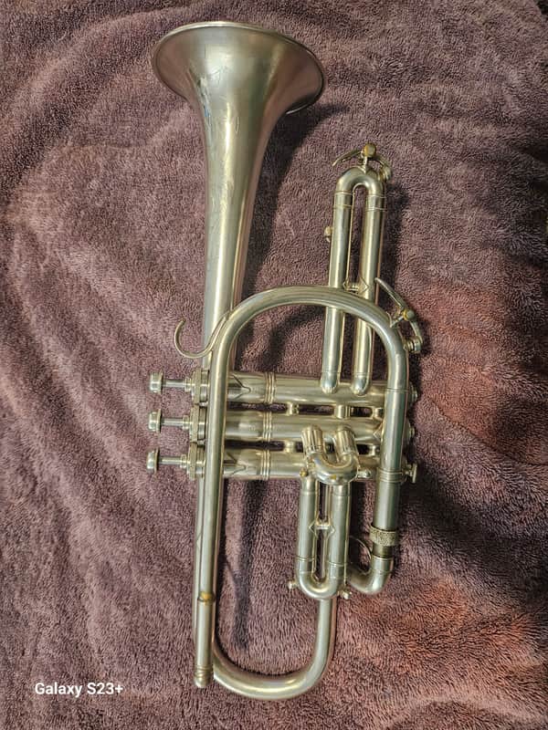 King Master Cornet 1930-35 - Satin Silver | Reverb