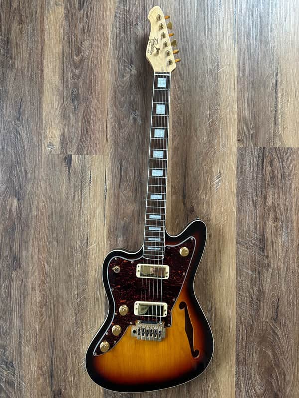 Revelation RJT-60 Thinline Custom Left-Handed in 3-Tone | Reverb