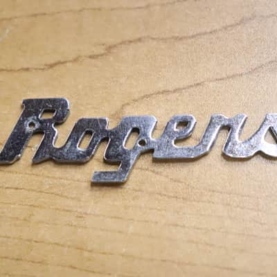 Rogers Script Logo Drum Badge 1960's #1 | Reverb Canada