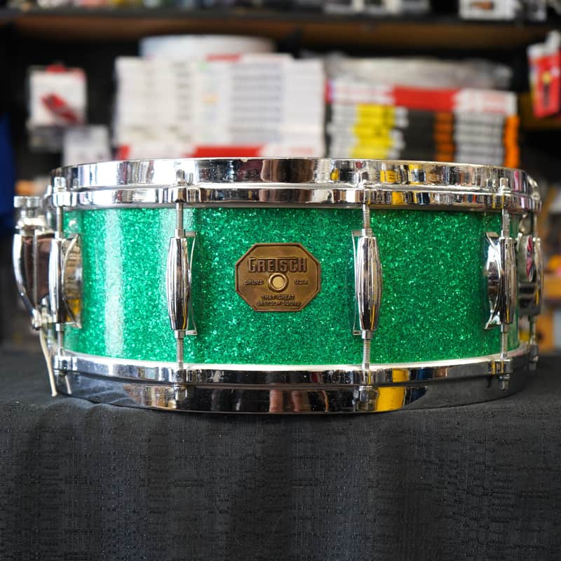 Vintage 1970s Gretsch USA Custom Series 5x14" Maple Snare | Reverb